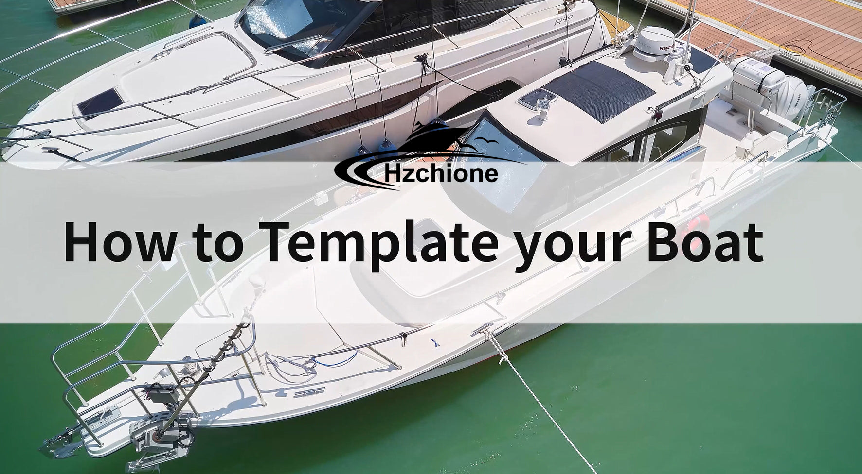 Hzchione teaches you how to make a template for your boat