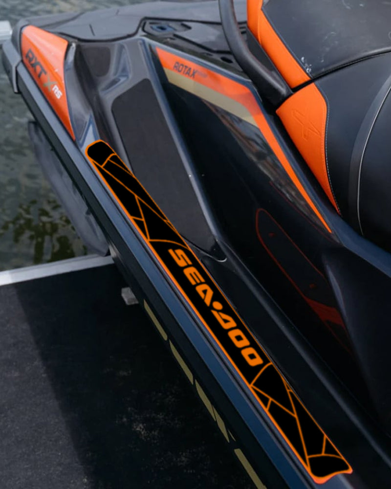 Hzchione PWC Traction Gunnel Pad Non-Slip Jet Ski Side Mat